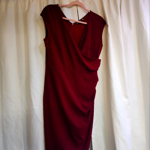 Marisol | Dresses | Marisol Red Form Fitting Dress | Poshmark